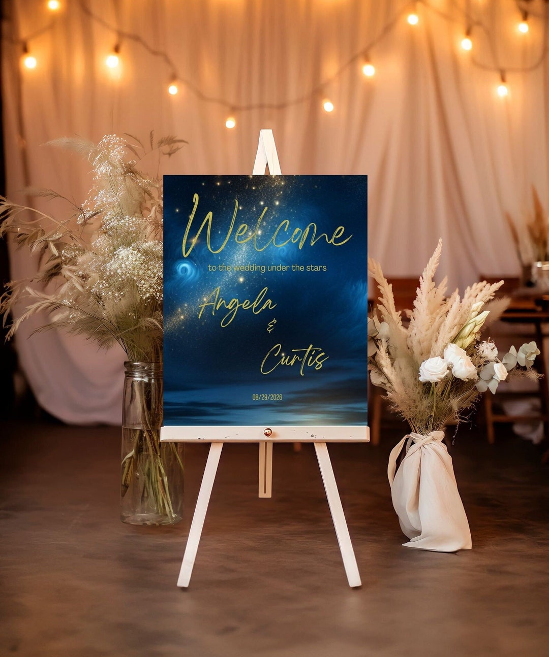 Celestial Wedding Welcome Sign, Wedding Welcome Poster, DIY Welcome ...