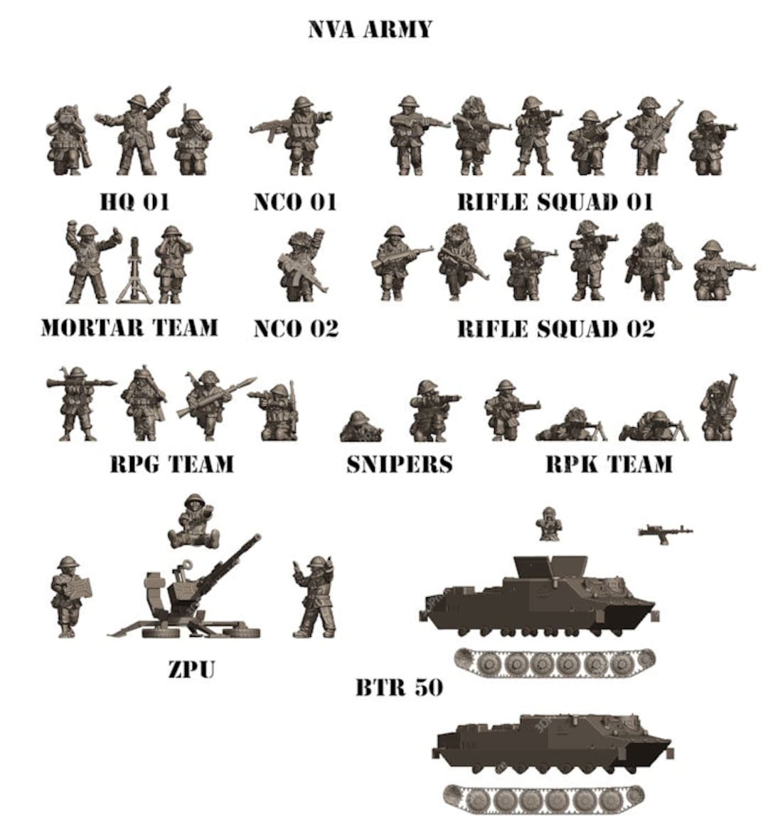 US ARMY STL File High Quality 3D Model Printer Model Figure Action ...