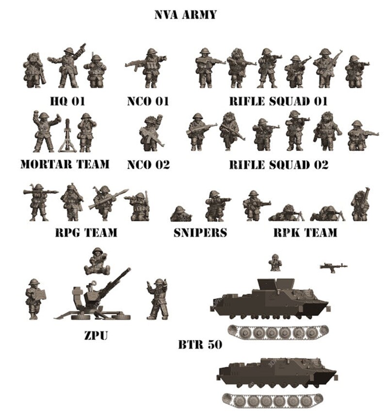 US ARMY STL File High Quality 3D Model Printer Model Figure Action ...