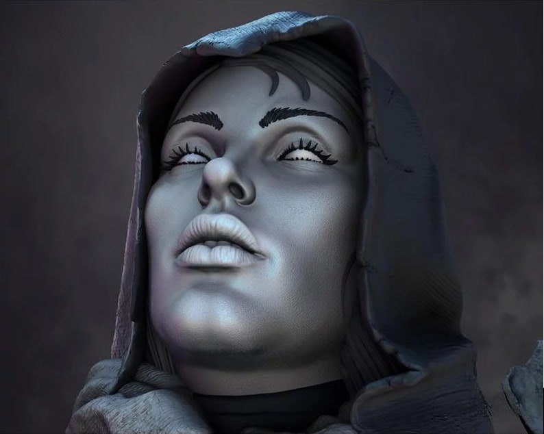 Lady Death STL File High Quality 3D Model Printer Model Figure Action ...