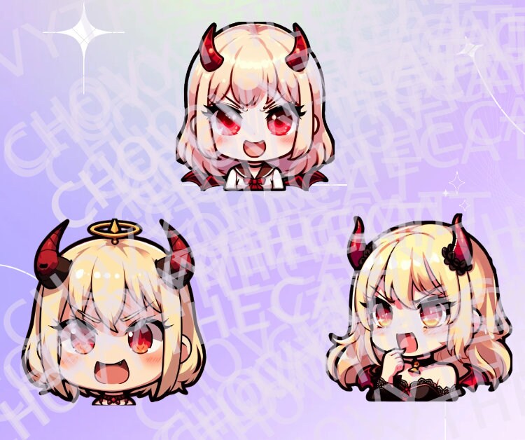 Vampire Girl Twitch Emote Pack | Gaming | Streaming | Streamer | Blonde ...