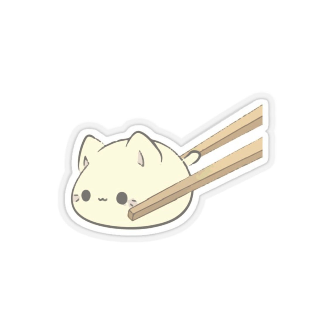 Dumpling Cat Cute Kawaii Vibrant Sticker Gift for Her, Gift for Him - Etsy
