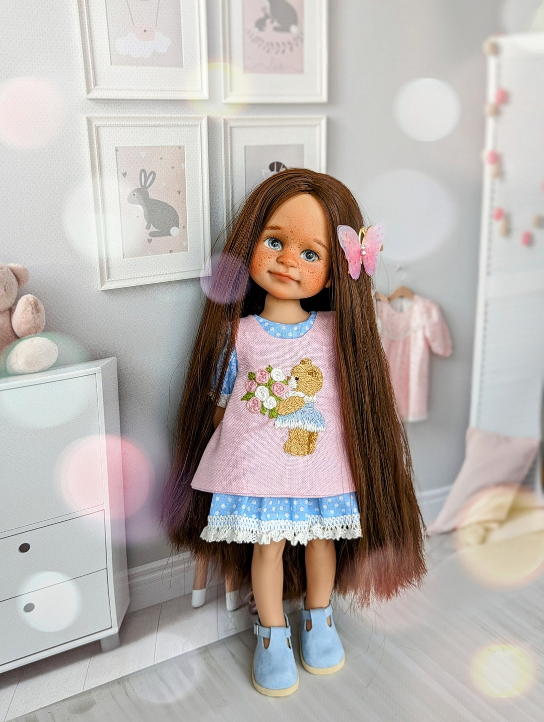 Paola Reina Doll Custom,paola Reina Repaint,ooak Doll,custom Art Doll ...