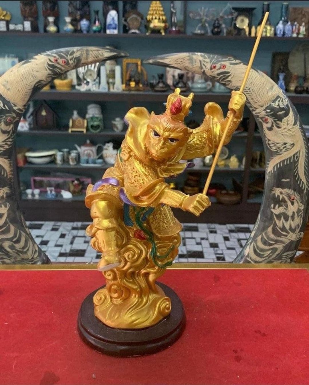 Chinese Monkey King Statue / Magic Monkey Statue - Etsy