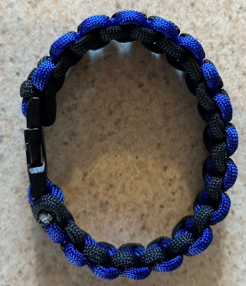 2 Color Paracord Bracelet - Etsy