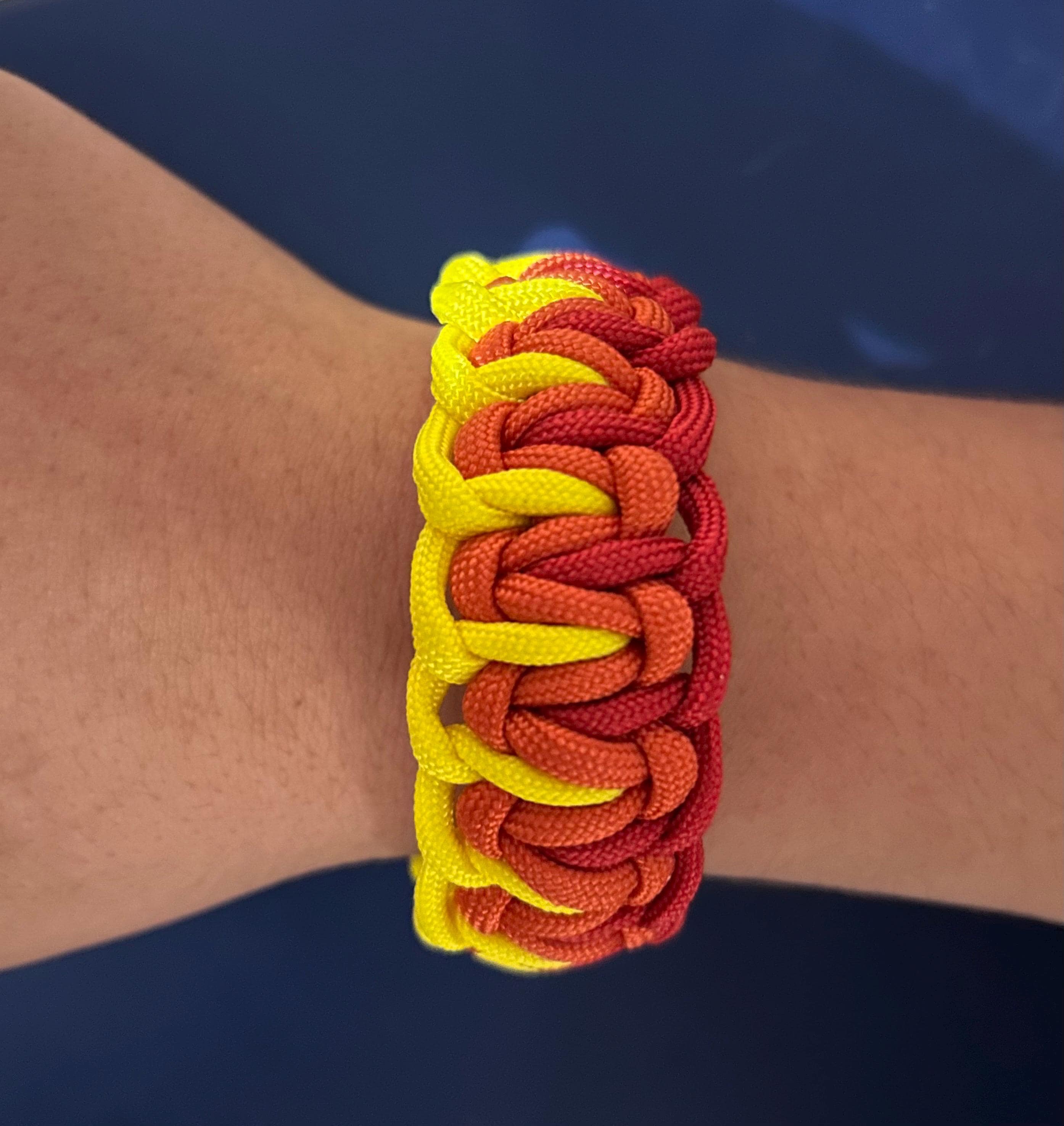 3 Color Paracord Bracelet - Etsy