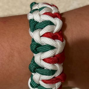 3 Color Paracord Bracelet - Etsy