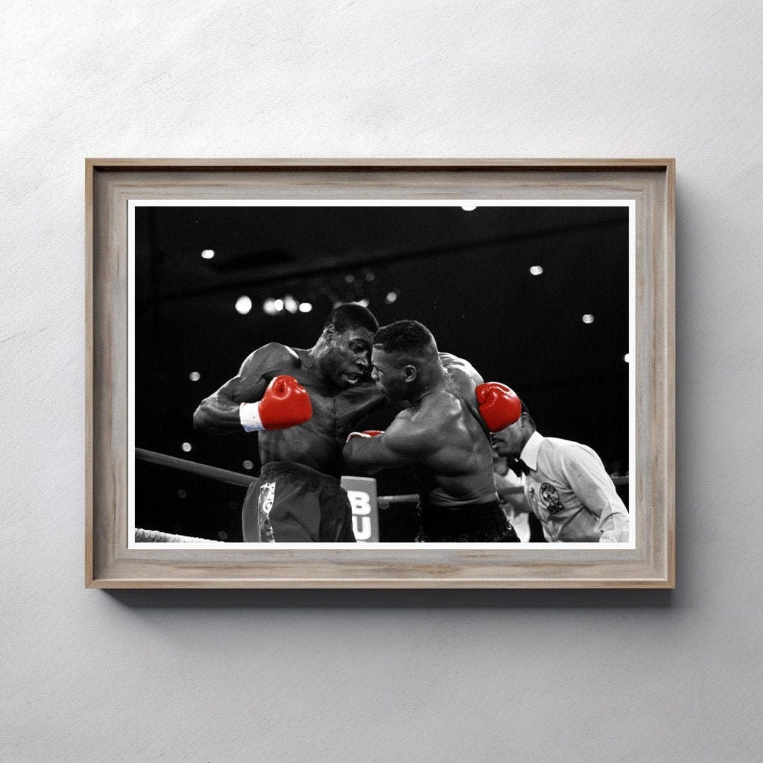 Mike Tyson Vs Frank Bruno Boxing FINE ART PRINT Picture Poster Wall ...