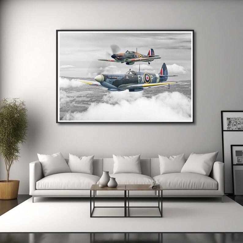 Spitfire Print: Royal Air Force Poster, Spitfire Poster, Battle of ...