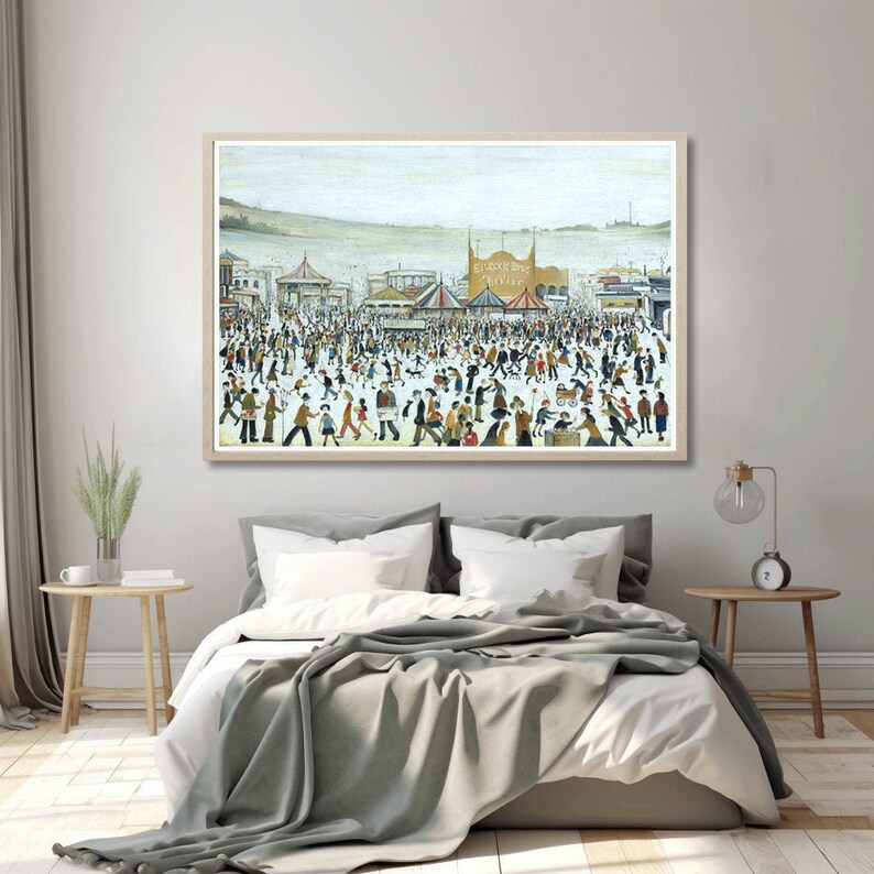 L.S. Lowry the Fun Fair at Daisy Nook 1953 FINE ART PRINT Picture ...