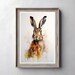 Hare Watercolour Painting ART POSTER PRINT Wall Decor Gifts - Etsy