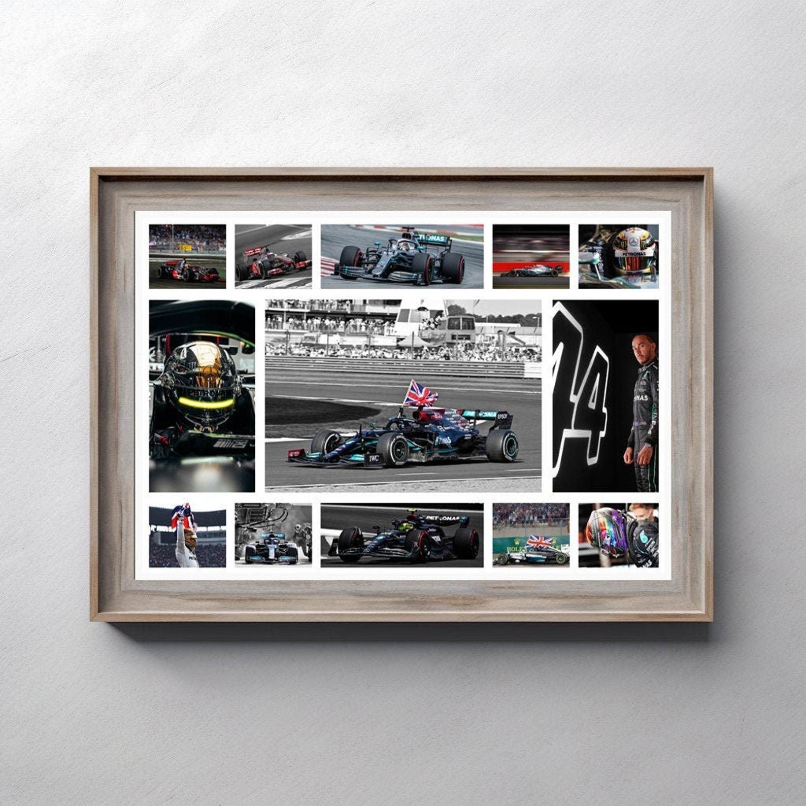 Lewis Hamilton F1 Motorsport Formula One Montage ART POSTER PRINT Wall ...
