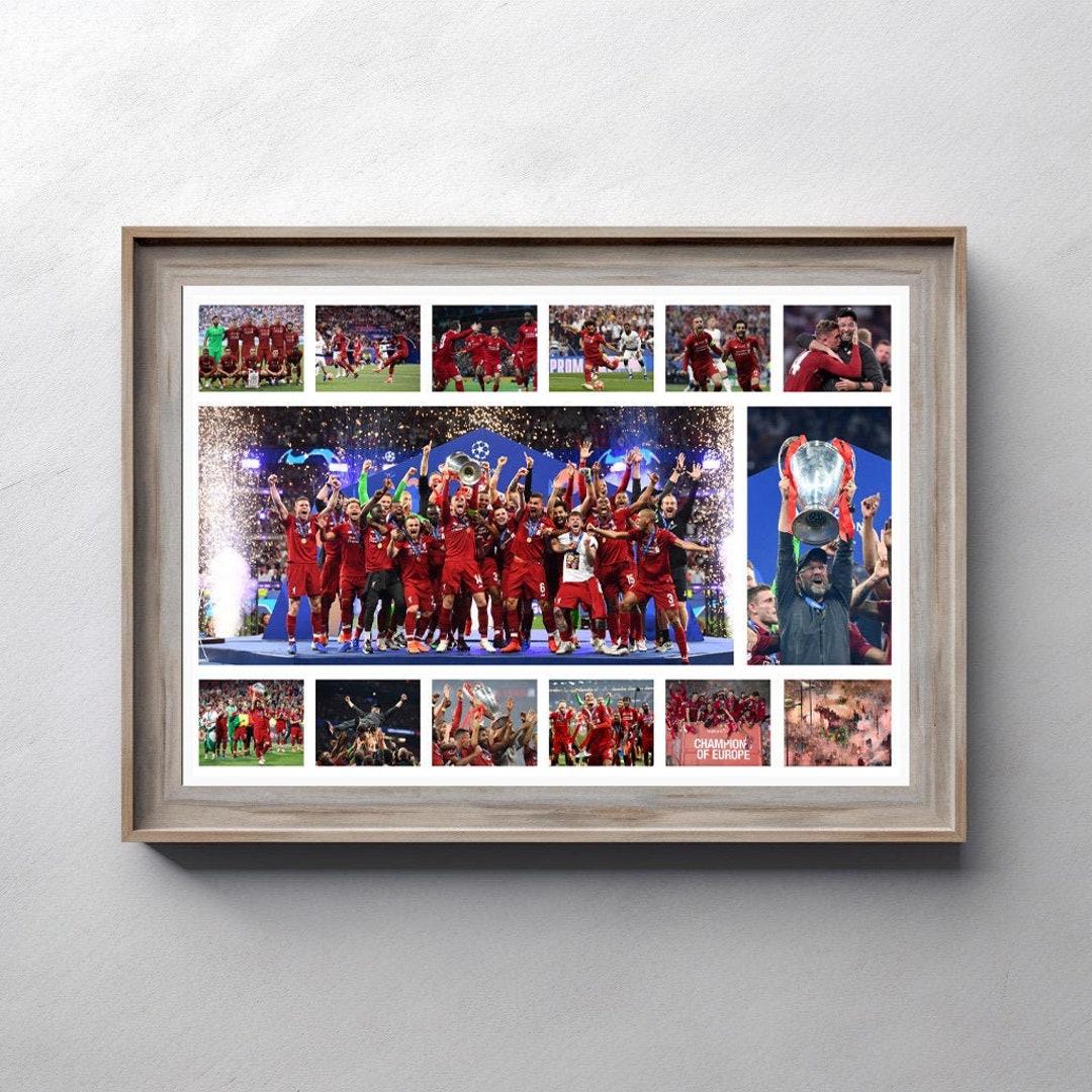 Liverpool FC Print Liverpool Football Poster Sport Montage Unframed ...