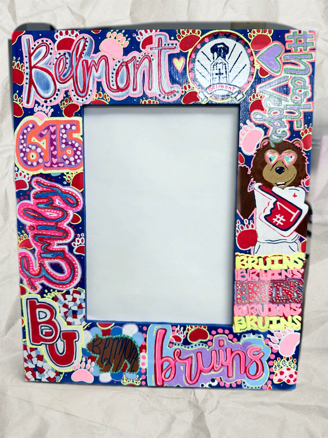 CUSTOM Cutesy School Spirit Frame - Etsy