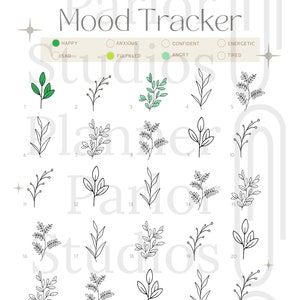 Plants Mood Tracker - Etsy