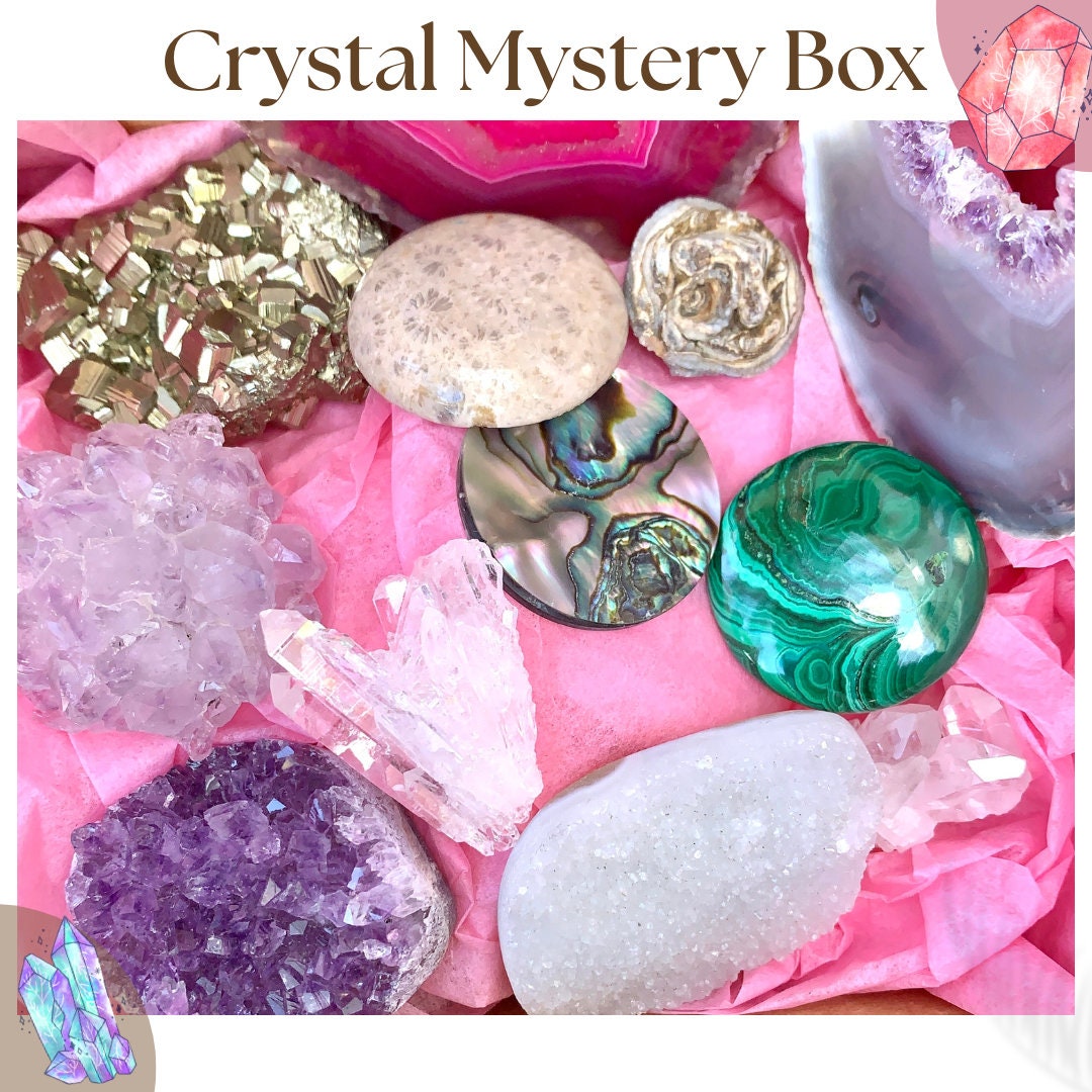 Crystal Mystery Box Happy Birthday Box Birthday Surprise Box Crystal ...