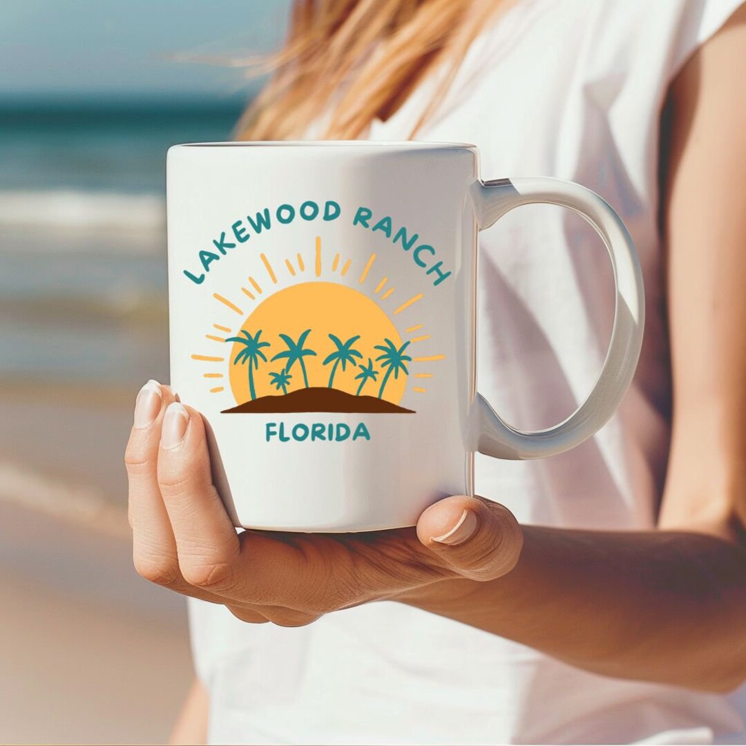 Lakewood Ranch Florida Mug Florida Souvenir Florida Cup Ceramic Mug ...