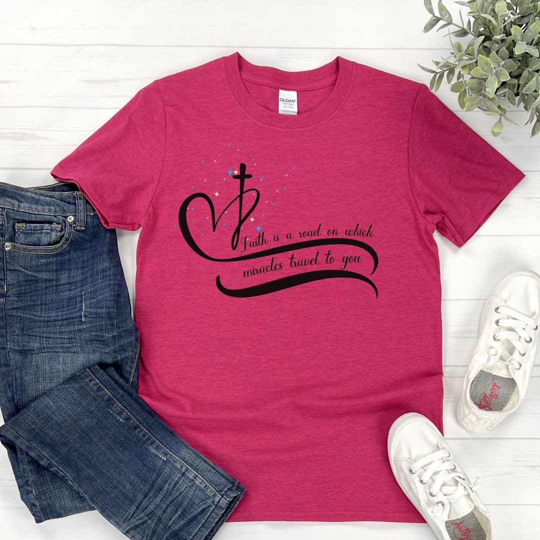 Faith Shirt Miracles Shirt Encouragement Gift Christian Gifts for Women ...