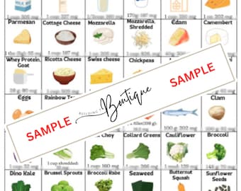 Calcium Nutrition Guide Calcium Reference Chart Food List Health ...