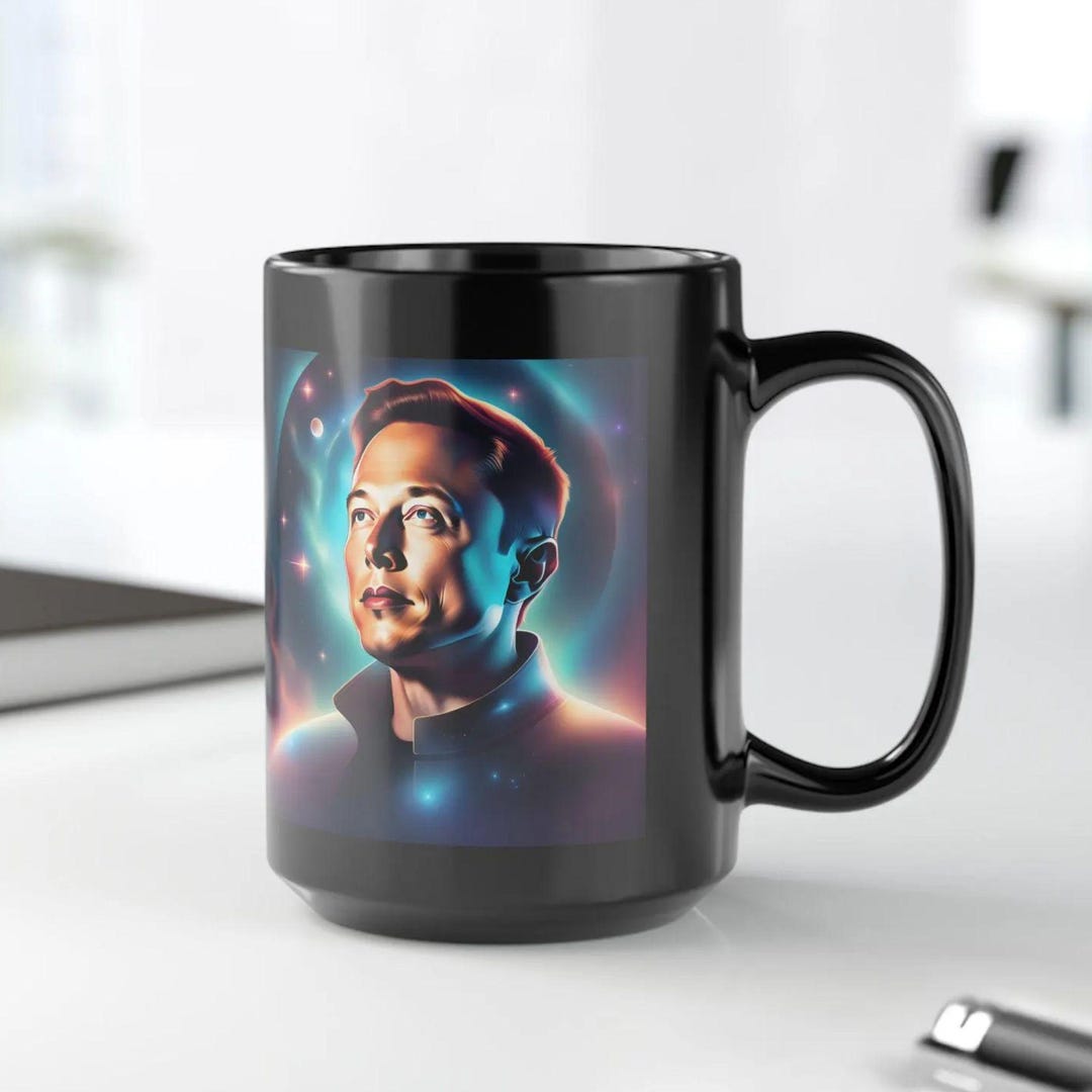 Elon Musk Mug Rocketman Coffee Cuptesla Lover Gift Space X Elon Musk ...