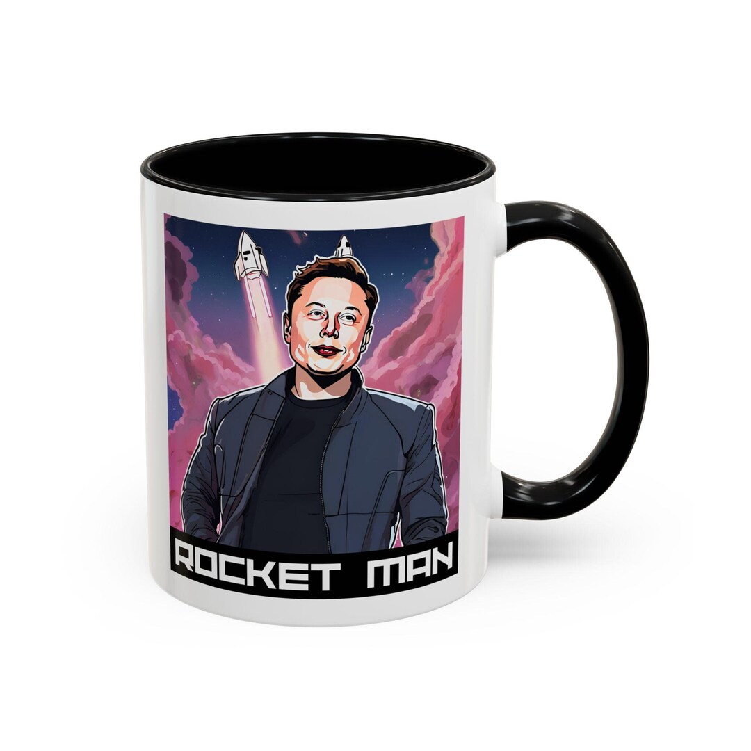 Elon Musk Coffee Mug Rocket Man Cup Tesla Mug Space X Christmas Gift ...