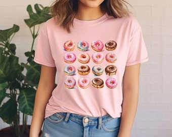 Donut Shirt. Donut Girl Shirts. Funny Foodie Gift. Foodie Shirts ...
