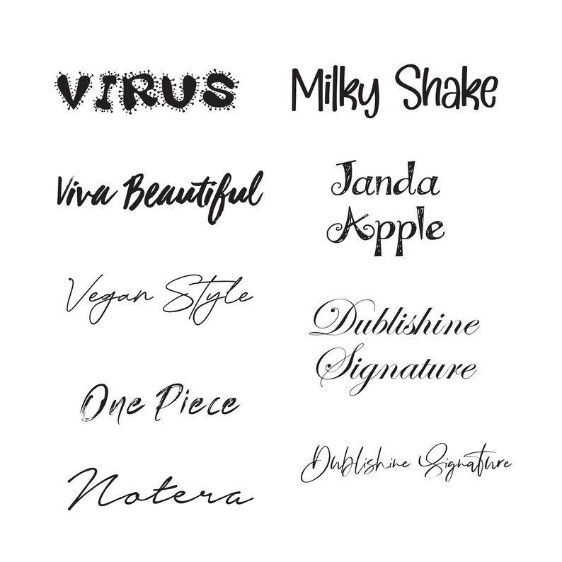 Fonts Svg Bundle, Fonts Clipart for Cricut, Fonts Silhouette, Fonts ...