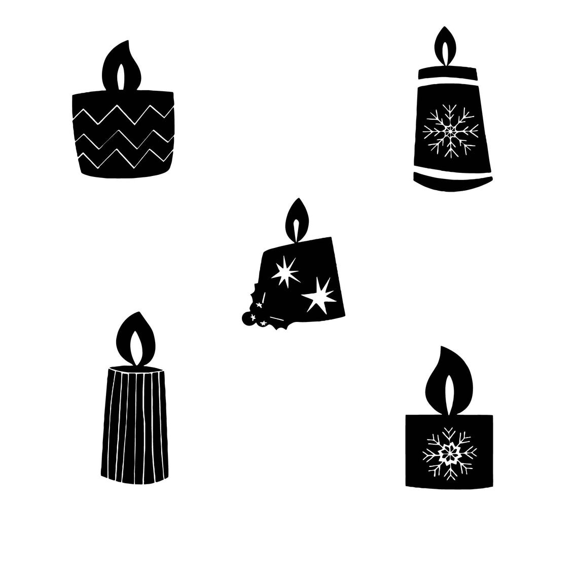 Candle Svg Bundle, Candle Clipart for Cricut, Candle Silhouette, Prayer ...