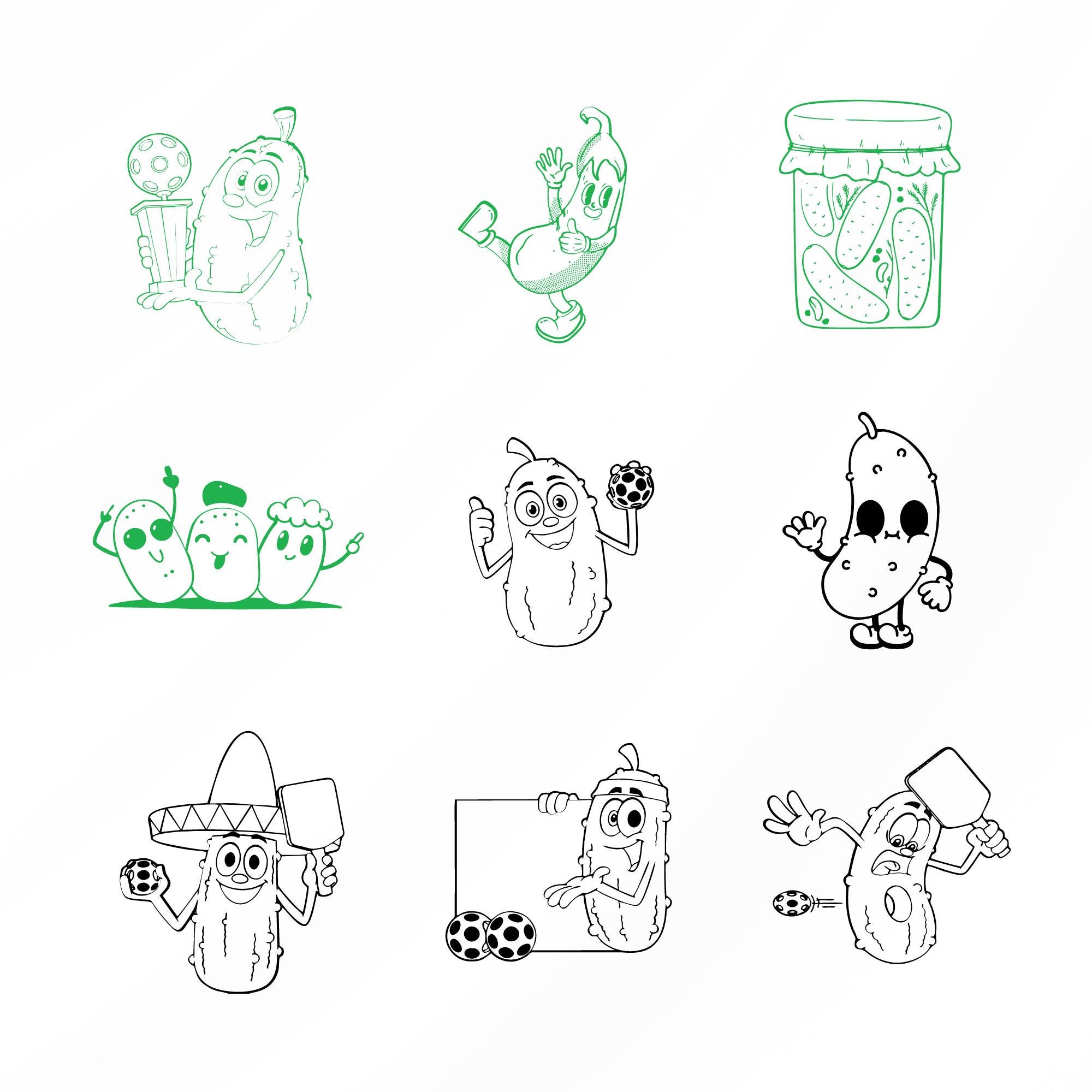 Pickles Svg Bundle, Funny Pickles Clipart for Cricut, Pickle Quotes ...