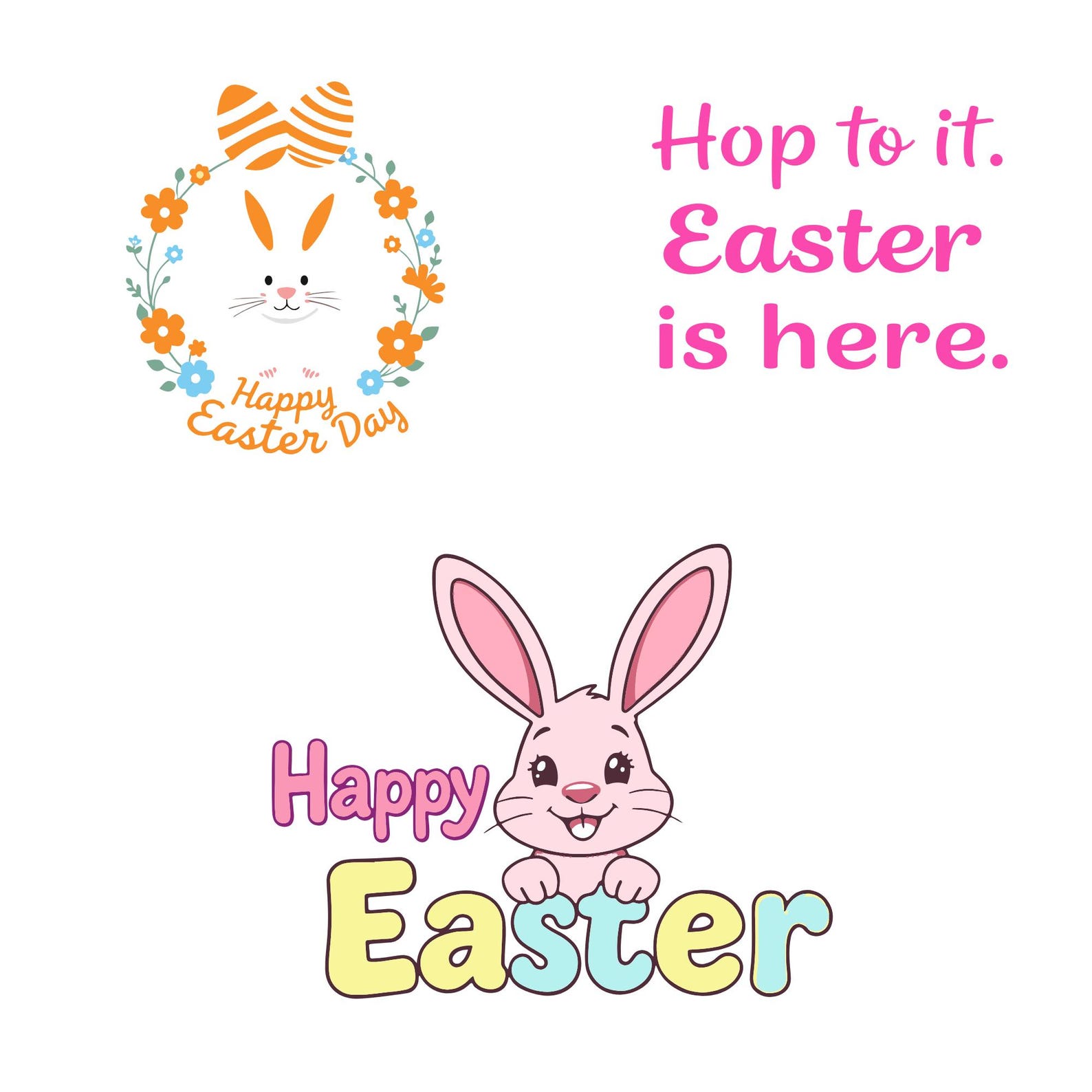 Easter Bundle Svg - Happy Easter Svg Files for Cricut - Spring Easter ...