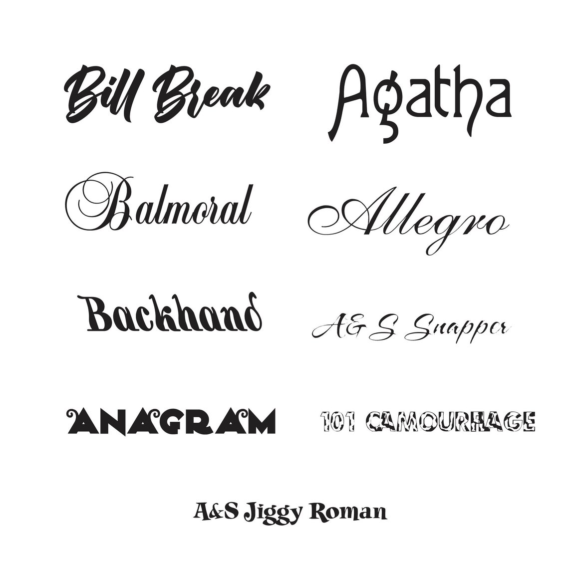 Fonts Svg Bundle, Fonts Clipart for Cricut, Fonts Silhouette, Fonts ...