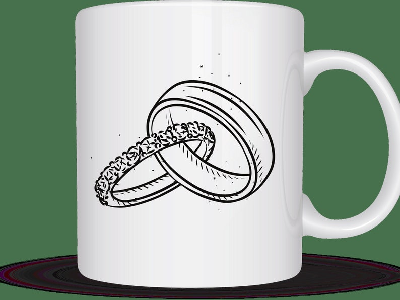 Marriage Rings Svg Bundle, Ring Svg, Wedding Svg, Clipart, Silhouette ...