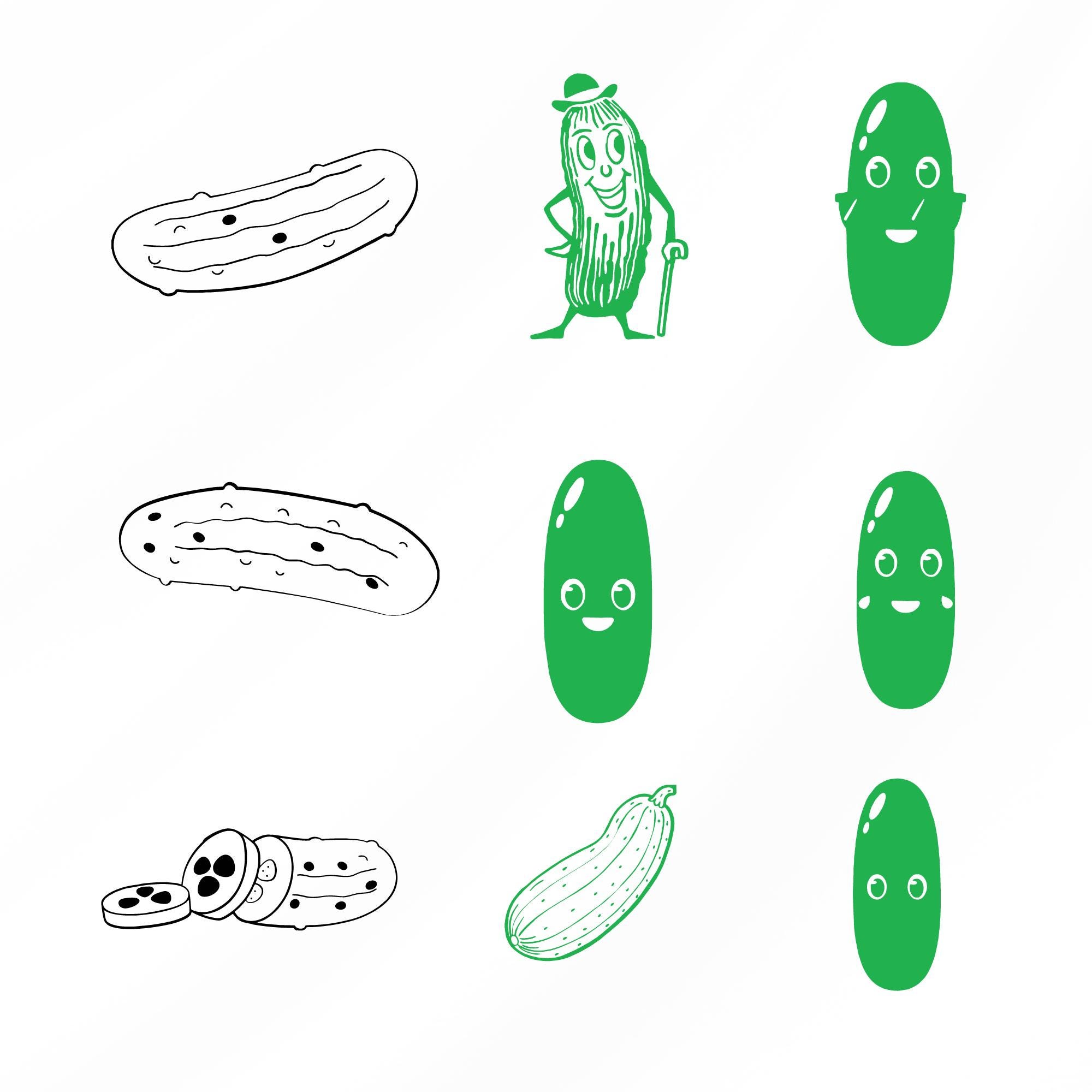 Pickles Svg Bundle, Funny Pickles Clipart for Cricut, Pickle Quotes ...