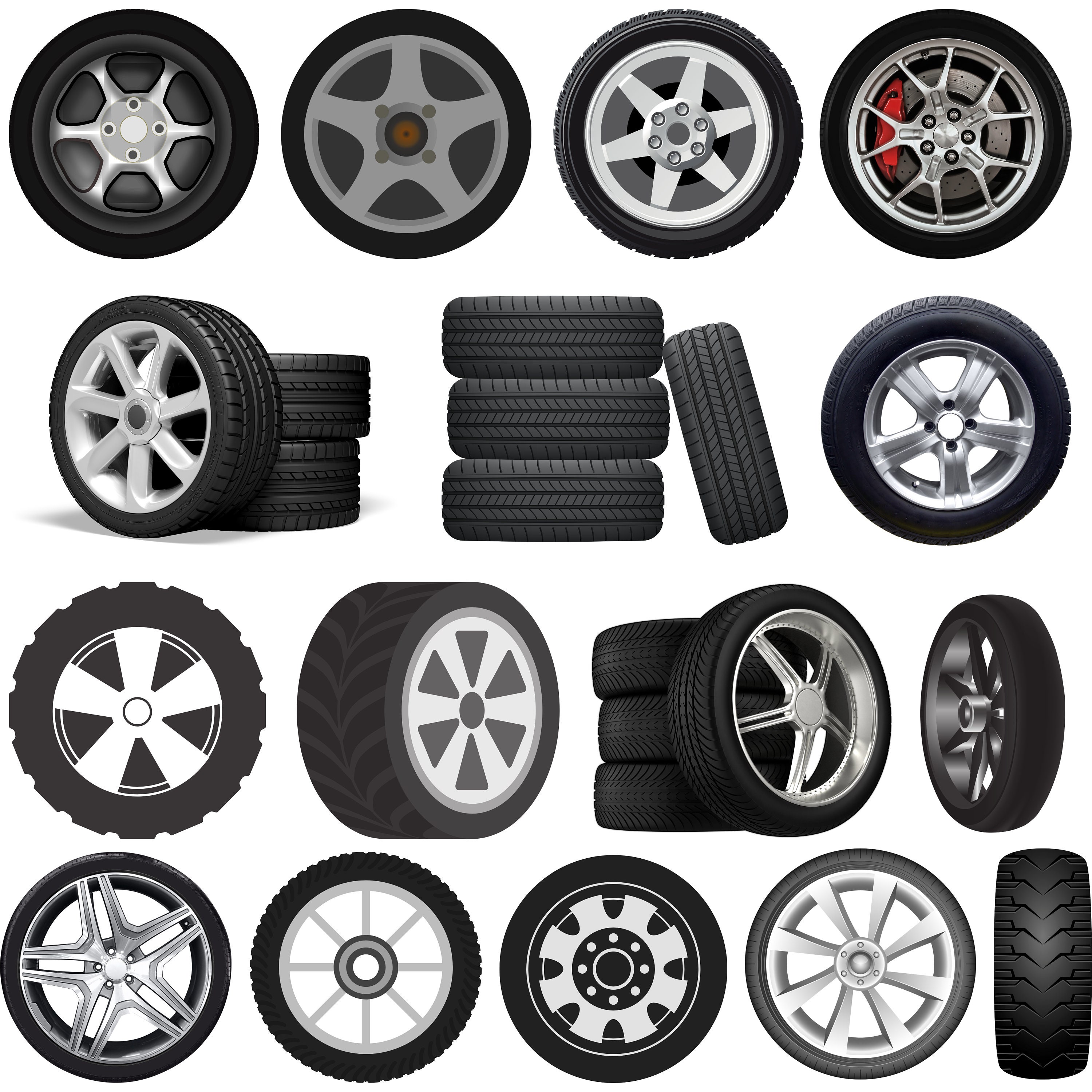 Wheels SVG Bundle, Wheels Vector, Wheels Cut Files, Wheels Svg, Car ...