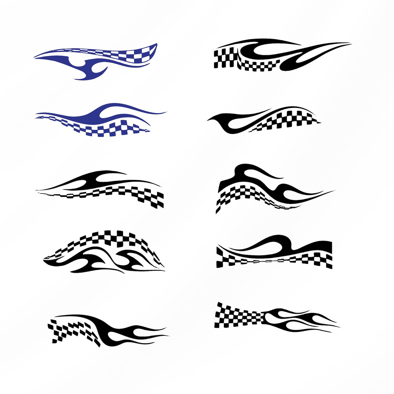 Racing Flag Svg Bundle, Checkered Flag Clipart for Cricut, Racing Flag ...