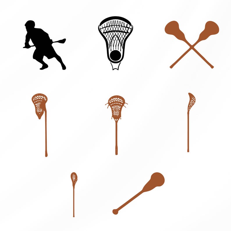 Lacrosse Svg Bundle, Lacrosse Clipart for Cricut, Sports Silhouette ...