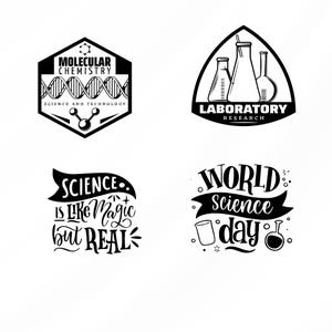 Science Svg Bundle, Science Clipart for Cricut, Lab Equipments ...