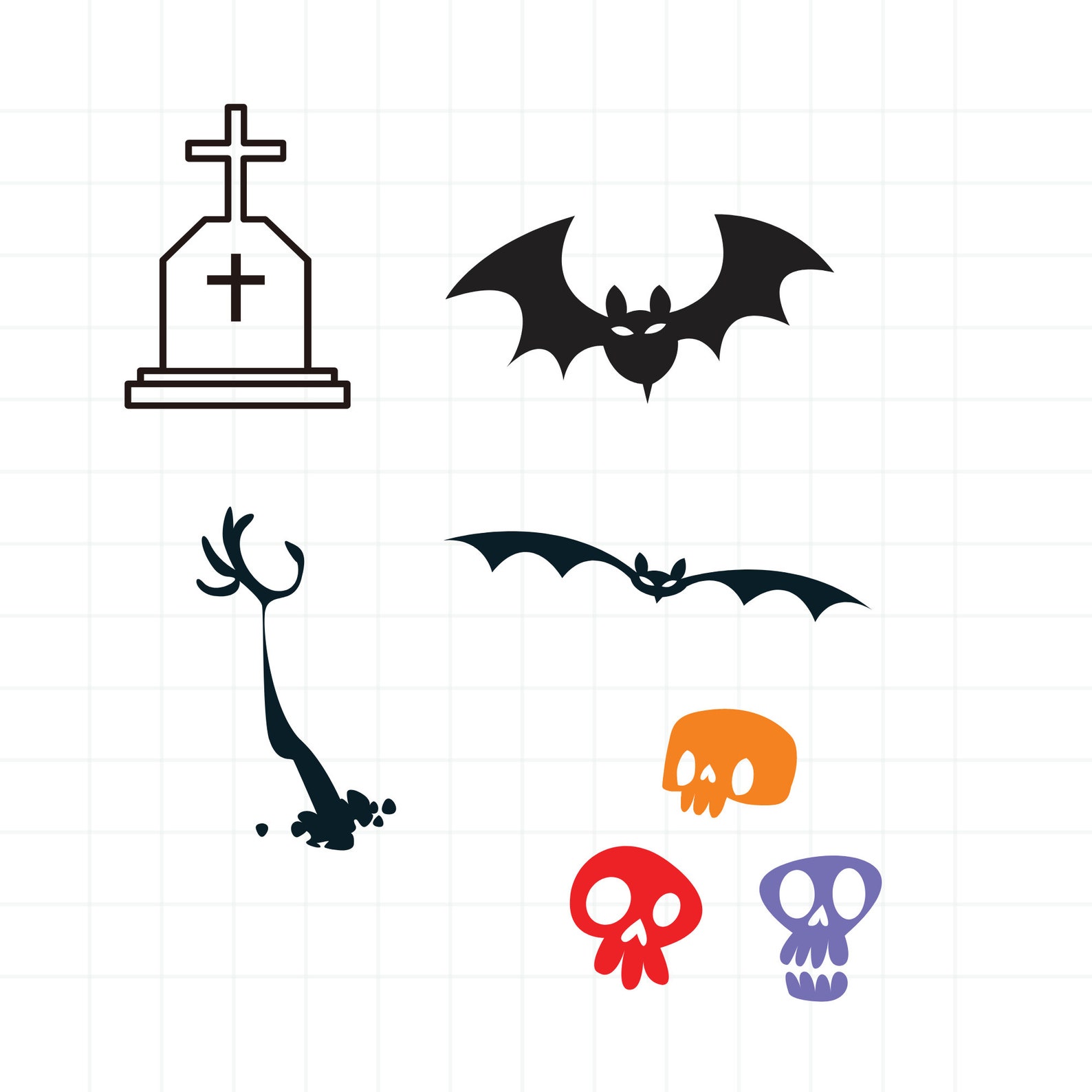Halloween Svg Bundle, Halloween Clipart for Cricut, Halloween ...