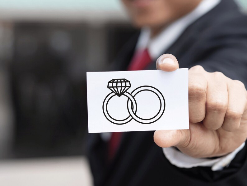 Marriage Rings Svg Bundle, Ring Svg, Wedding Svg, Clipart, Silhouette ...