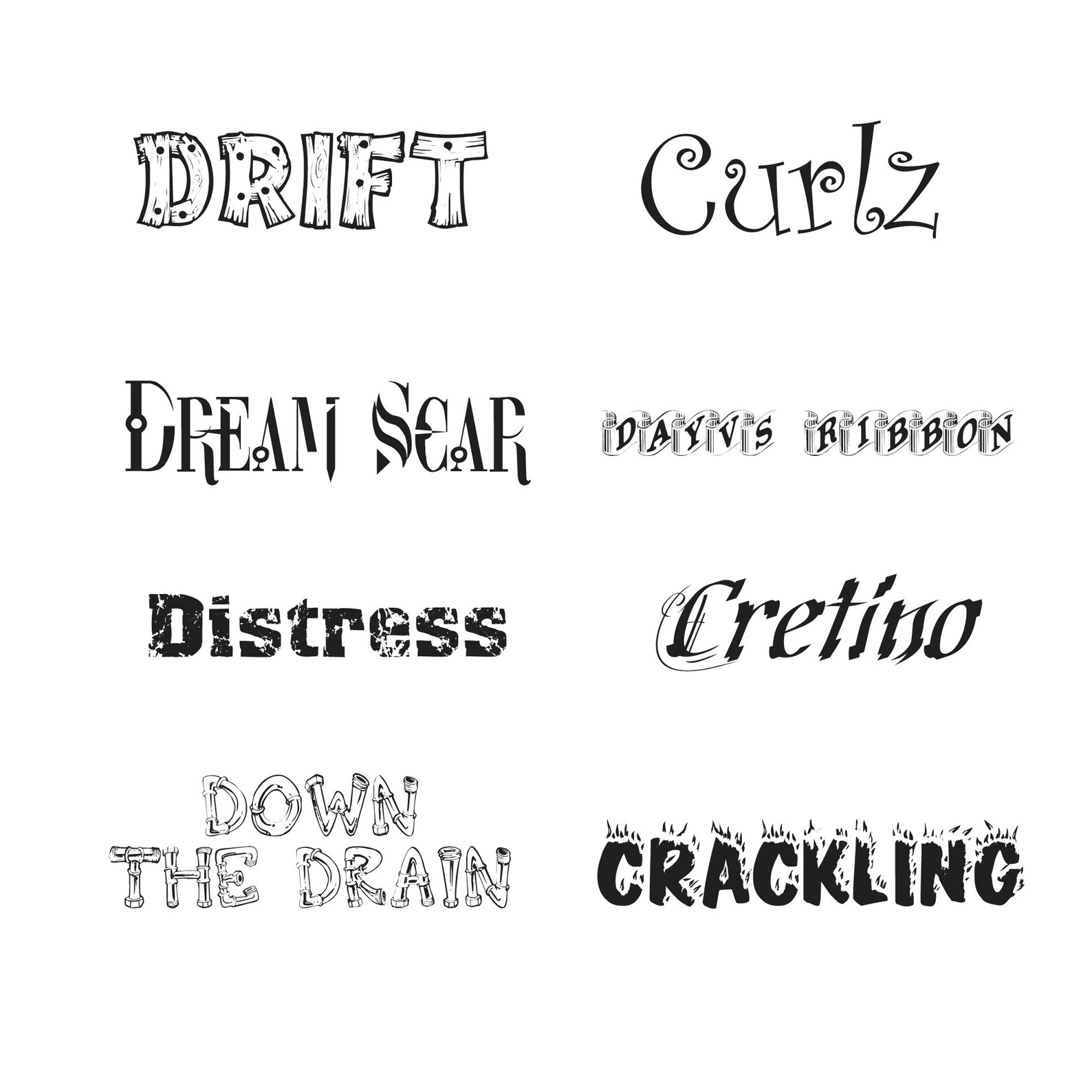 Fonts Svg Bundle, Fonts Clipart for Cricut, Fonts Silhouette, Fonts ...