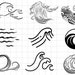 Wave Svg Bundle, Beach Svg, Ocean Svg, Water Svg, Wave Cricut, Sea ...