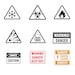 Danger Sign Svg Bundle, Warning Sign Clipart for Cricut, Caution Sign ...