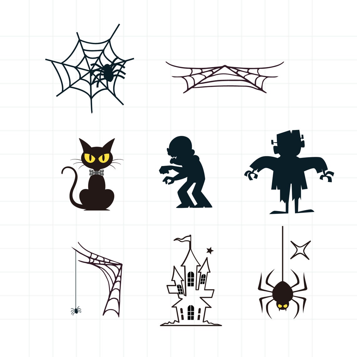 Halloween Svg Bundle, Halloween Clipart for Cricut, Halloween ...