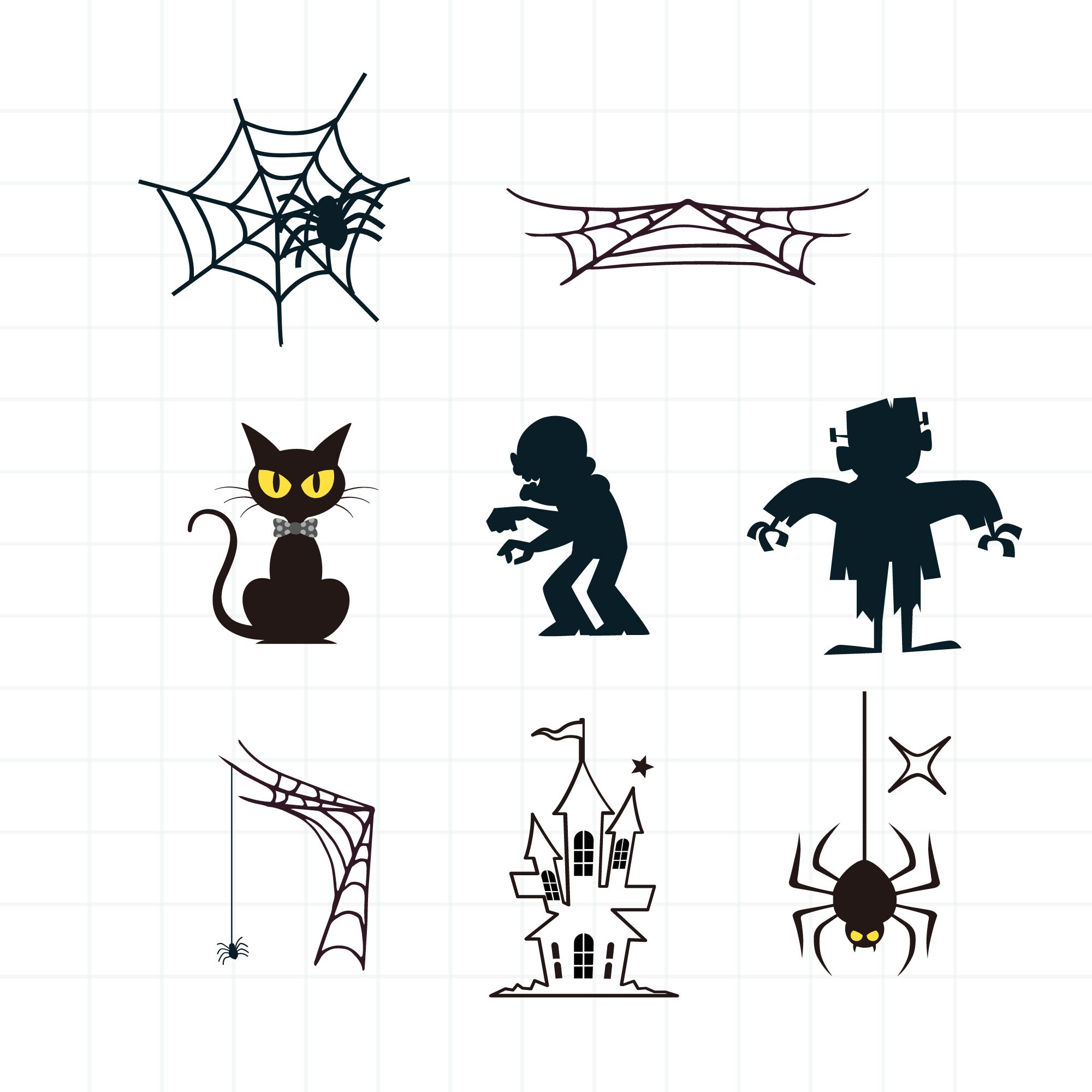 Halloween Svg Bundle, Halloween Clipart for Cricut, Halloween ...