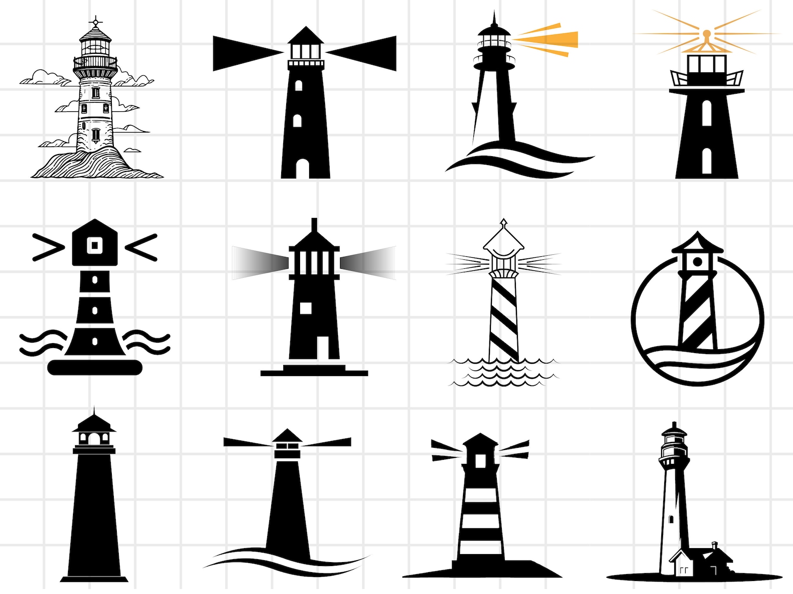 Lighthouse SVG Bundle , Lighthouse Bundle Svg, Lighthouse PNG ...