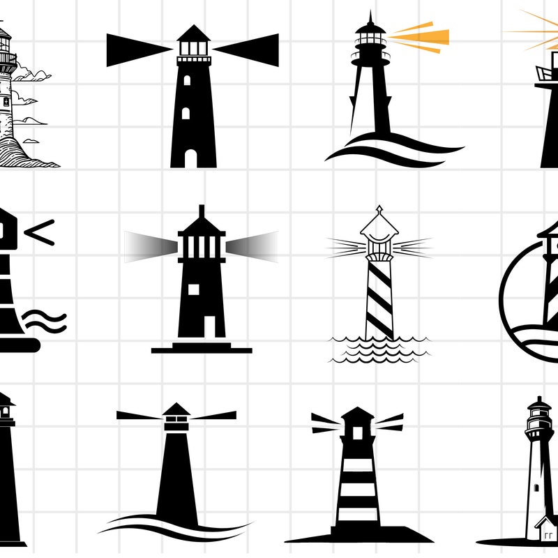Lighthouse Svg - Etsy