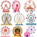 Ferris Wheel SVG Bundle, Ferris Wheel Vector, Ferris Wheel Cut Files ...