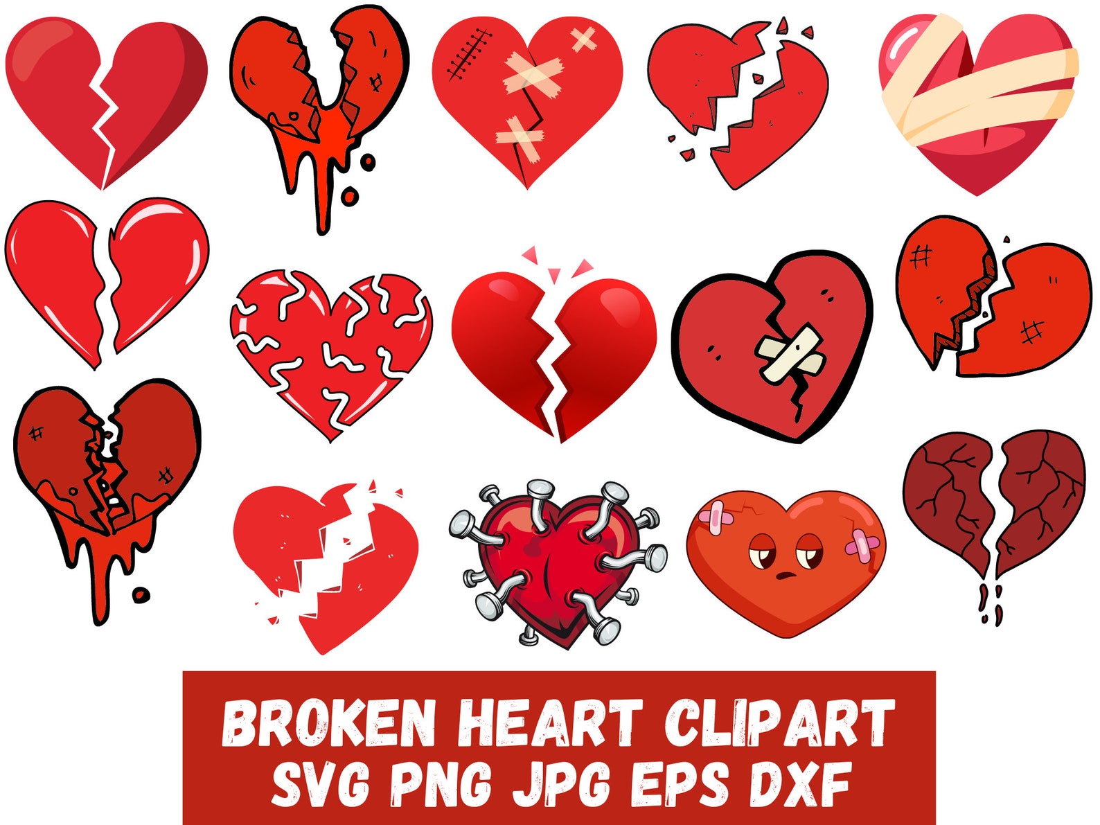 Broken Heart Svg , Broken Heart Clipart , Heart Svg, Broken Heart Svg ...