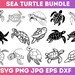 Turtle Svg Bundle, Sea Turtle Svg, Cute Sea Turtle Svg, Baby Turtle Svg ...