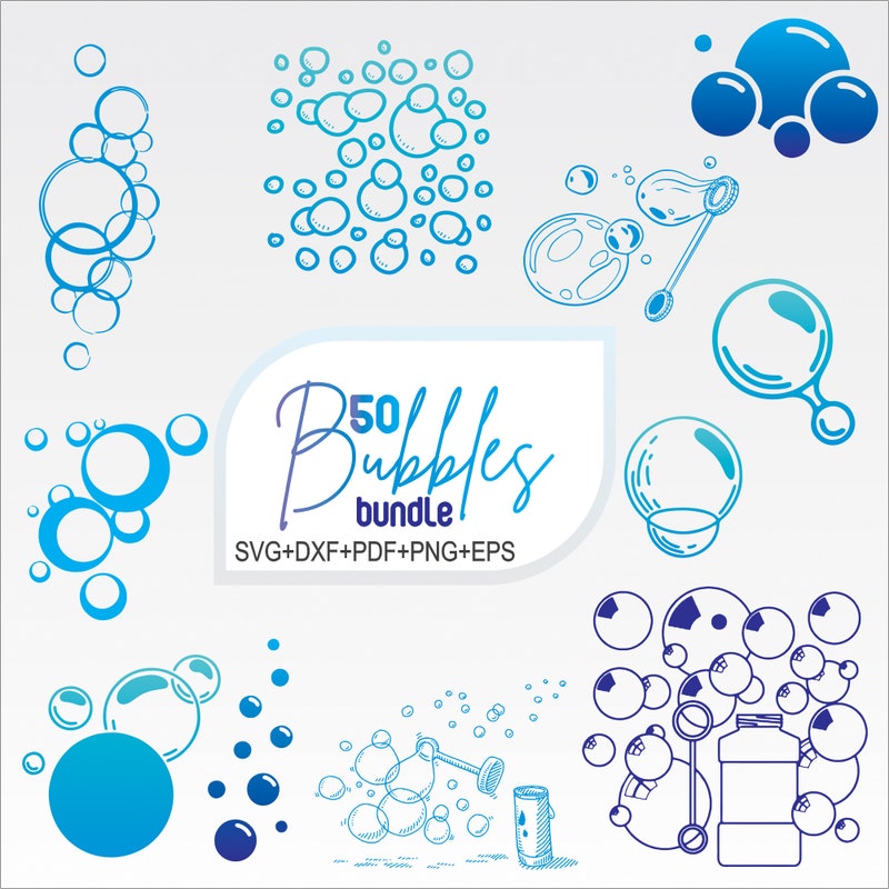 Bubbles Decal - Etsy